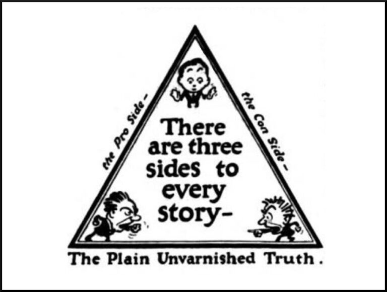 Proverb Origin: Every Question Has Three Sides: Your Side, My Side, and ...